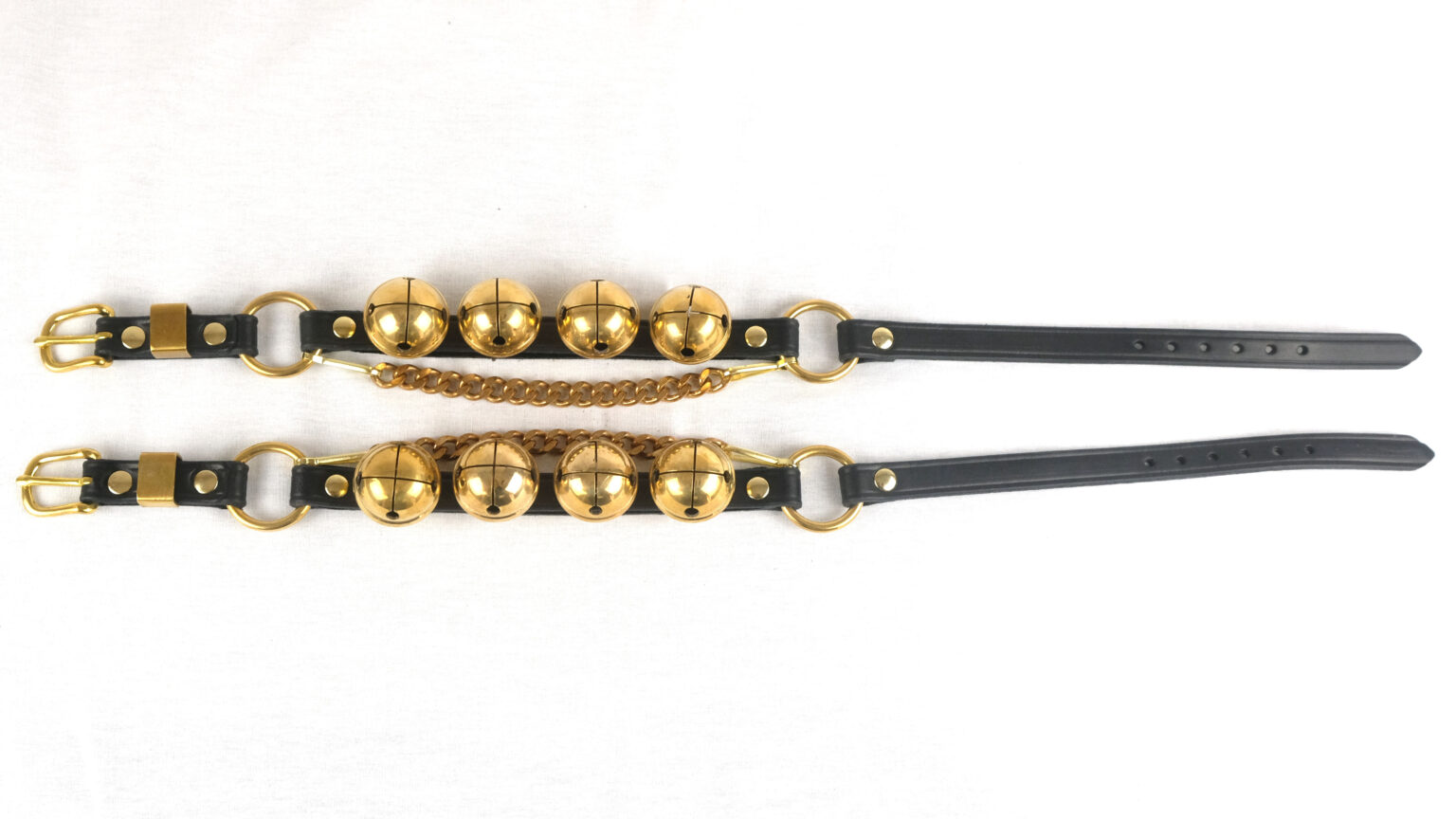 Solid Brass Leather Boot Bells In Brown, Black Or Red Made By Amish ...