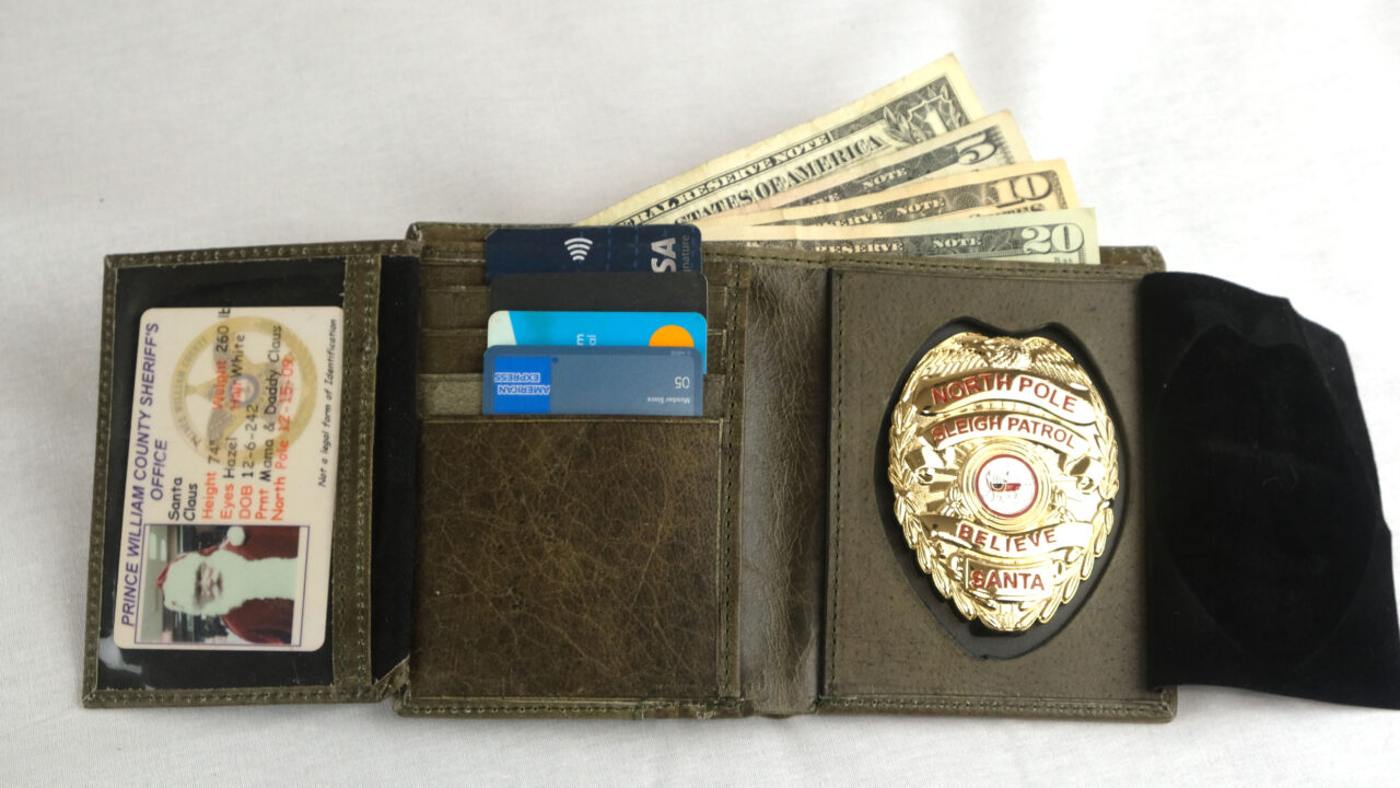 Badges and Badge Wallets - Santa's One-Stop Shop